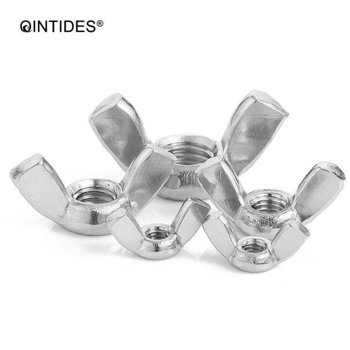 QINTIDES M3 - M12 Wing nuts square wing 304 stainless steel butterfly ...