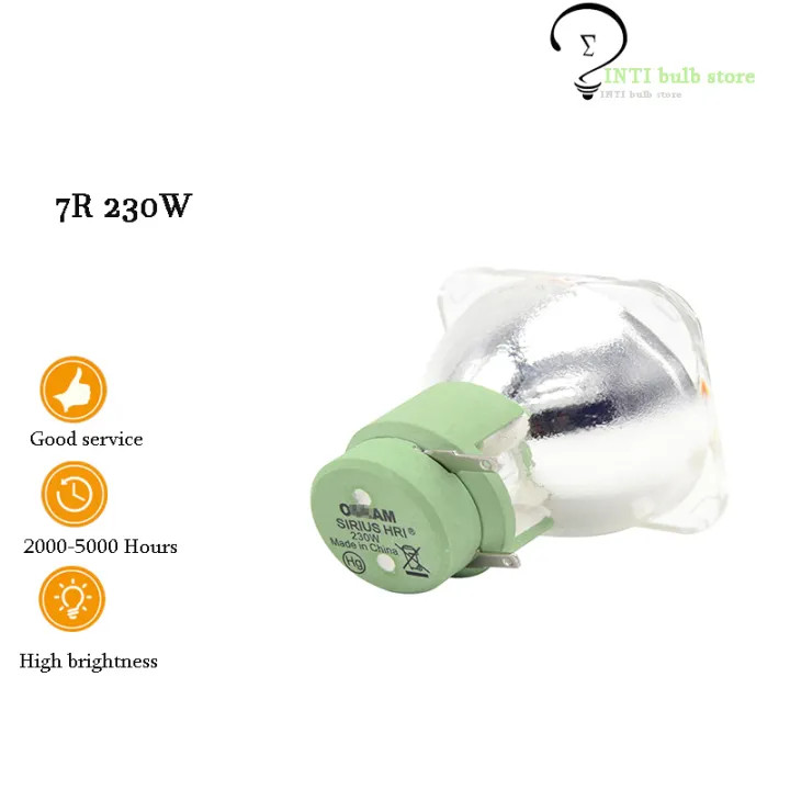 ขายร้อน R7 230 Beam 230W 7R 230W Sharpy Beam หลอดไฟ Moving Beam Buld 230 Beam 230 SIRIUS HRI230W ...