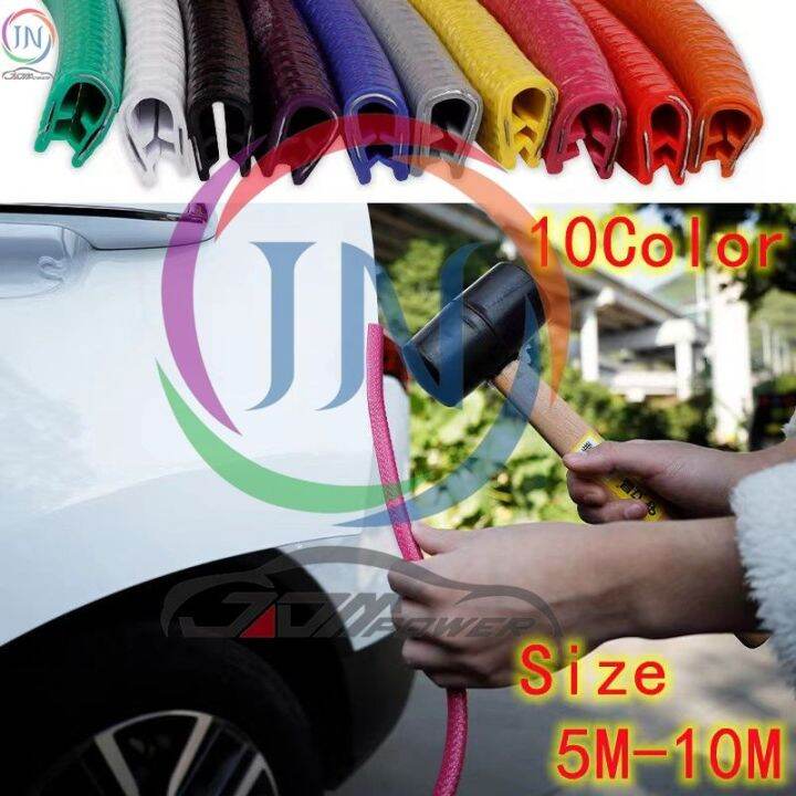 JN-5Meters/10Meters Car U Shape Door Edge Bumper Strip Trim Anti ...