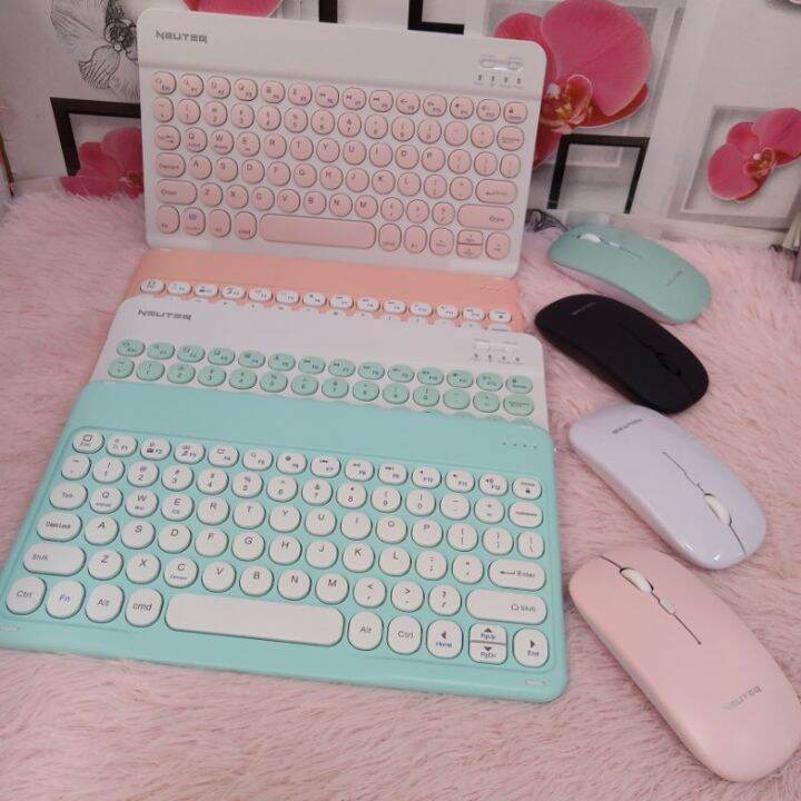 Wireless Bluetooth keyboard and mouse set for android aptop 10 Inches ...