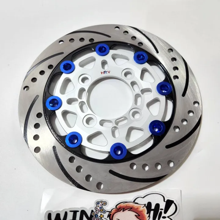 HRV จานดิสเบรค 220 มิล ลายสามเหลี่ยมเล็ก เวฟ110i / WAVE125 ปลาวาฬ / TZR ...