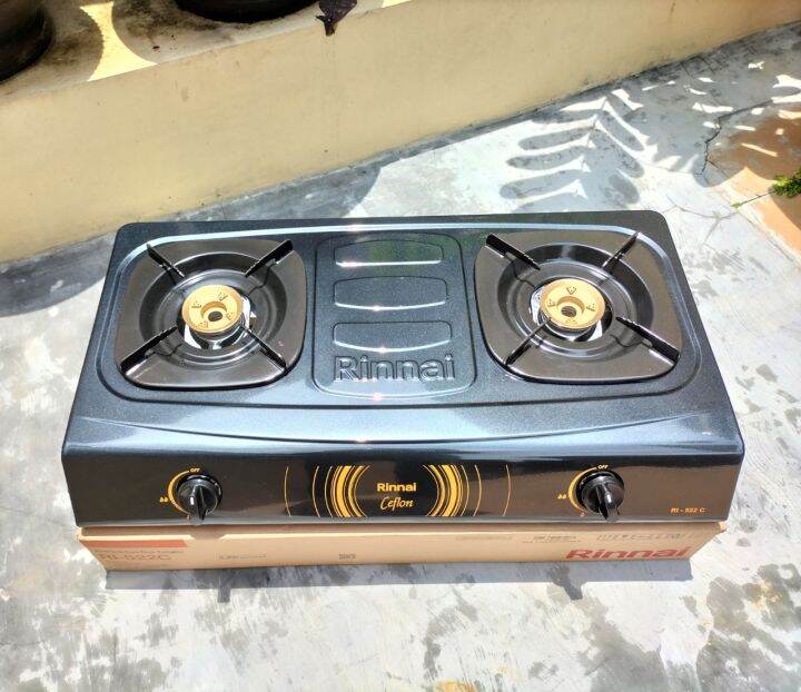 KOMPOR RINNAI 2 TUNGKU TIPE RI 522S-522S/ KOMPOR 1 TUNGKU TIPE RI 201S ...