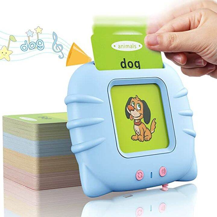 ZESTON เครื่องอ่านของเล่นเพื่อการศึกษาสองการ์ดสองด้านสำหรับเด็กทารก ...