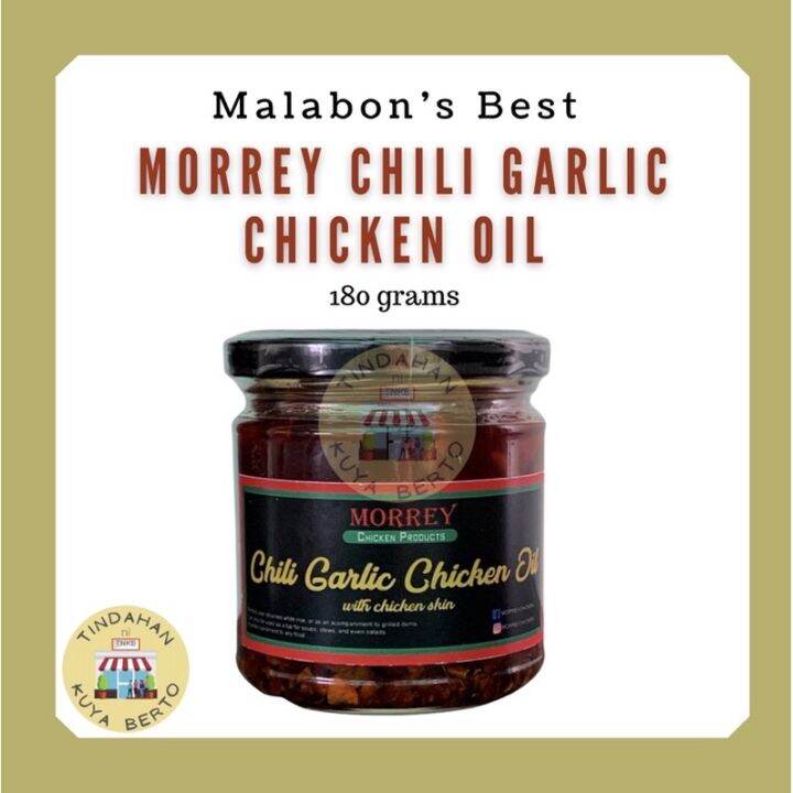 Ninong Ry’s Morrey Chili Garlic Chicken Oil with Chicken Skin 180grams ...