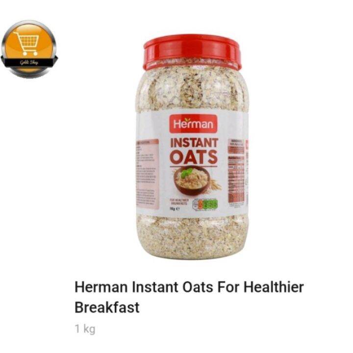 Herman Instant Oats for Healthier Breakfast 1kg | Lazada PH