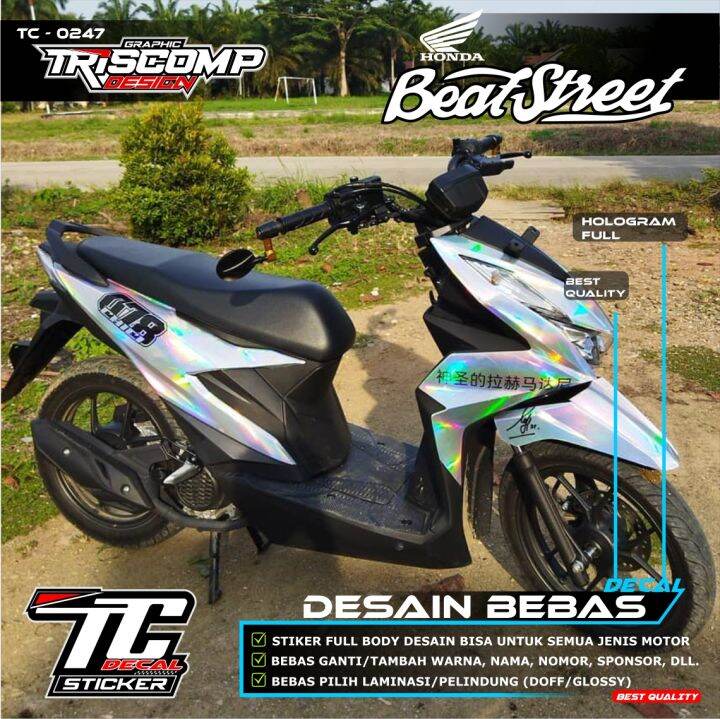 Striping Holgram Fullbody Beat Street Decal Stiker Beat Street / Beat ...