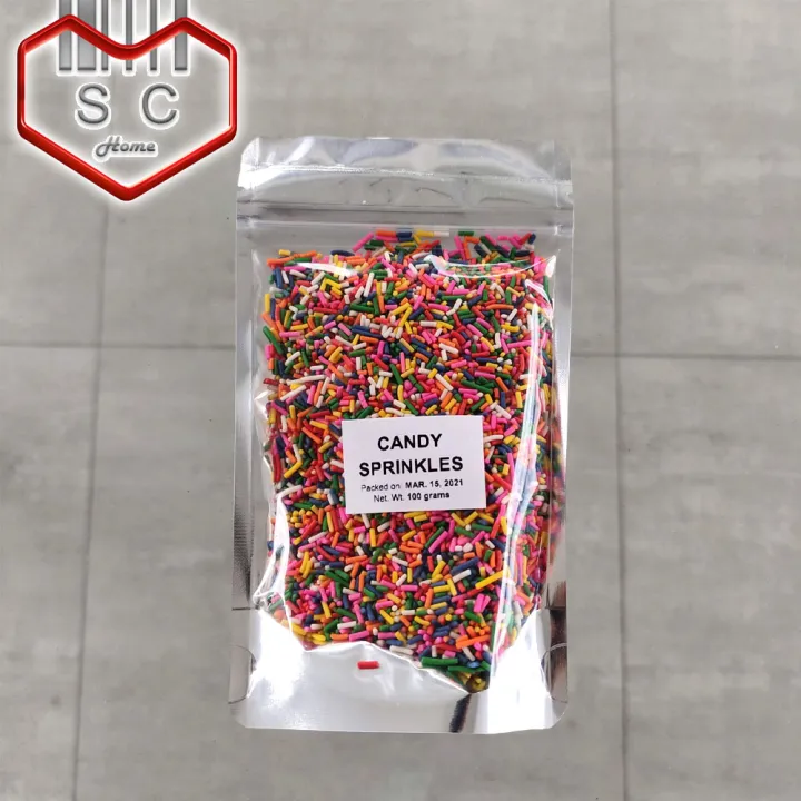 Sc Sprinkle Candy 100g Scramble Shake Toppings Rainbow Candy | Lazada PH