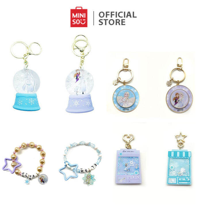 MINISO Disney Frozen Collection 2.0 Crystal Ball Liquid Keychain ...