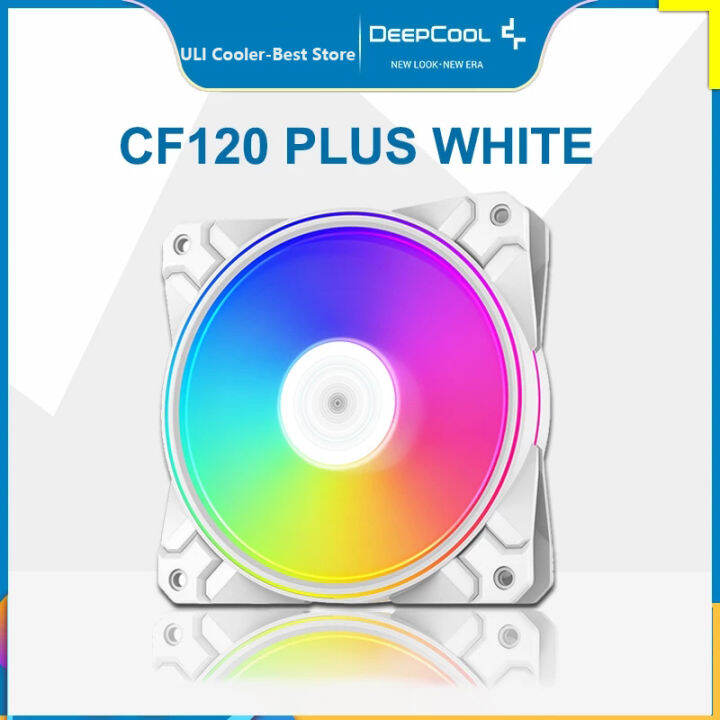DEEPCOOL CF120 Plus 3in1 white 5V/3PIN RGB 120MM Computer Case Cooling ...