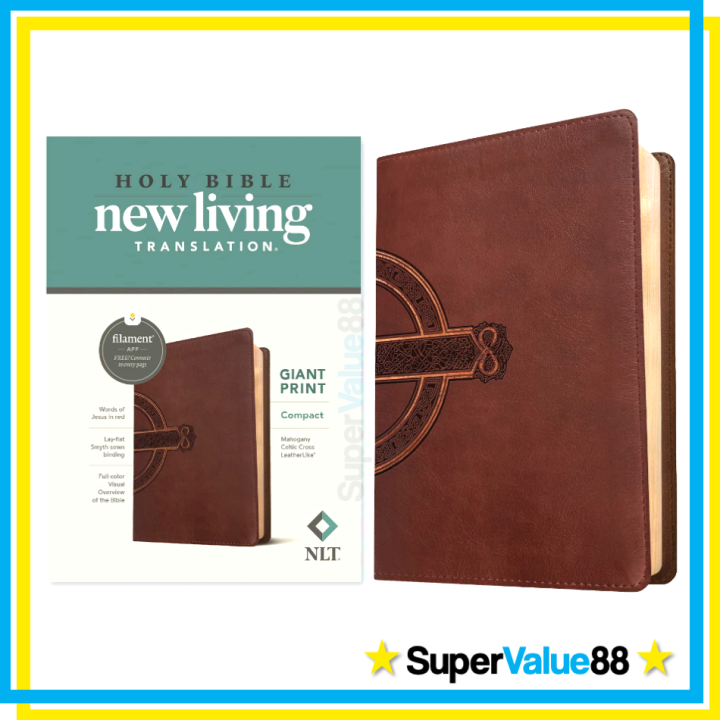 NLT Compact Giant Print Filament Bible (Deluxe Leathersoft): 2022 ...