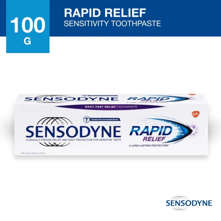 Sensodyne Sensitive Rapid Relief Toothpaste 100g | Lazada PH
