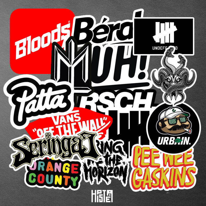 Stiker Tumblr MERK LOKAL Stiker Aestetik | Lazada Indonesia