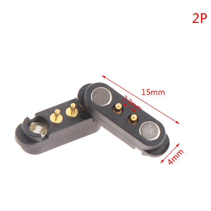1Pair Magnetic Pogo Pin Connector 2P 3P 4P 2.5mm Spring Loaded DC Power ...