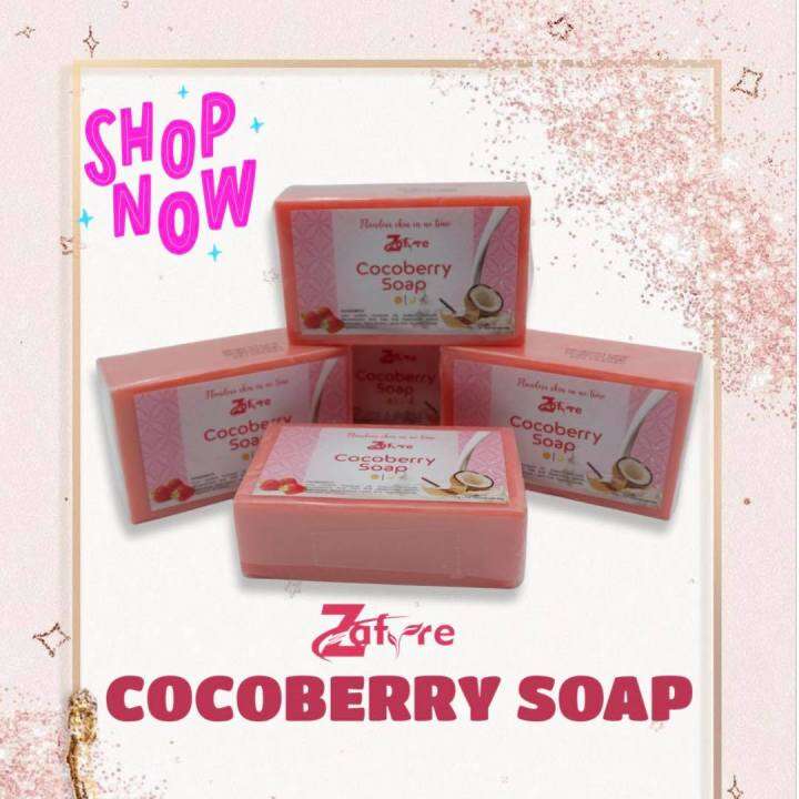 ZAFYRE 100% COCOBERRY LEGIT NA SABON PAMPAPUTI PAMPAKINIS / SMOOTH SKIN , PWEDE SA BUONG KATAWAN ...