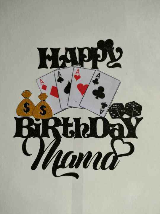 Customized Wedding Cake Topper (Cardstock) Playing Cards | Lazada PH