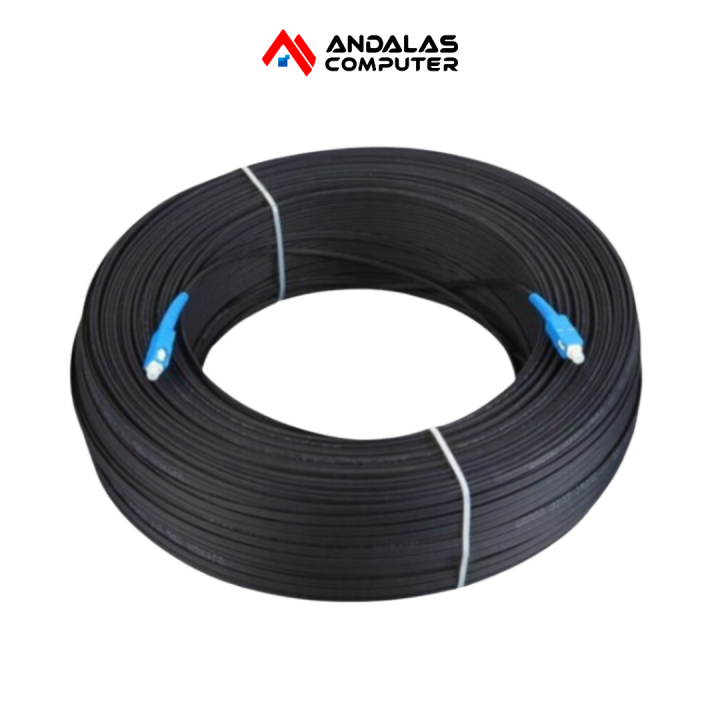 Kabel Fiber Optik Drop Core Precon 1 Core 3 Sling ZIMMLINK 200 Meter ...