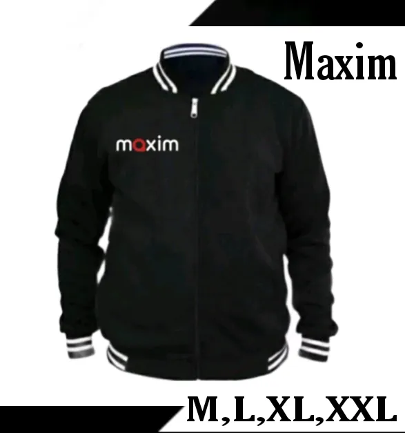 JAKET DRIVER HITAM LOGO MAXIM JAKET TRANSFORTASI ONLINE MAXIM TERBARU ...