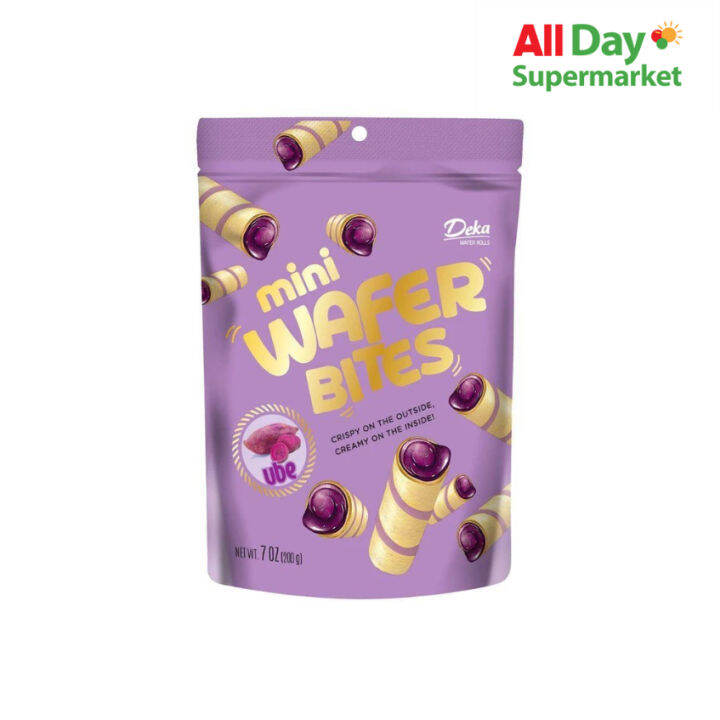 Deka Mini Wafer Bites Ube 200G | Lazada PH