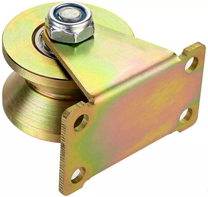 Track Wheel Pulley Sliding Door Large Iron Guide Rail of the Movable ...