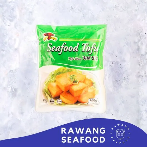 MUSHROOM Seafood Tofu Frozen 500g Tauhu 海鲜豆腐 Frozen Food Hot Pot ...