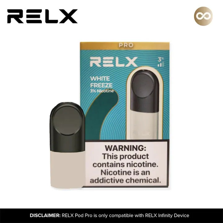 RELX Pod Pro WHITE FREEZE for INFINITY DEVICE & ESSENTIAL DEVICE ...