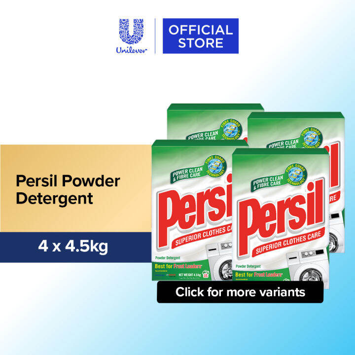 [Bundle of 4] Persil Powder Detergent 4.5kg | Lazada Singapore