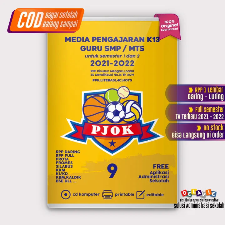 CD RPP PERANGKAT PEMBELAJARAN SMP/MTs PJOK KELAS 9 DARING & LURING 1 ... CD RPP PERANGKAT PEMBELAJARAN SMP/MTs PJOK KELAS 9 DARING & LURING 1 ...