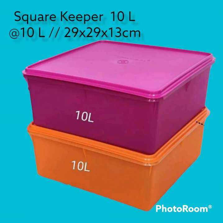 Tupperware Square Keeper 10 Liter, Wadah Besar | Lazada Indonesia