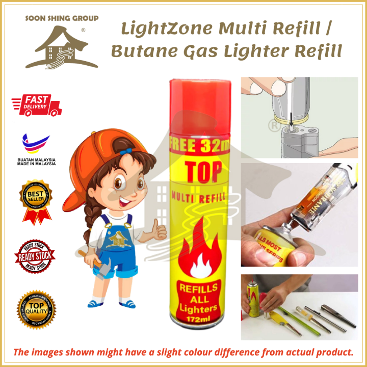 LightZone Multi Refill / Butane Gas Lighter Refill | Lazada