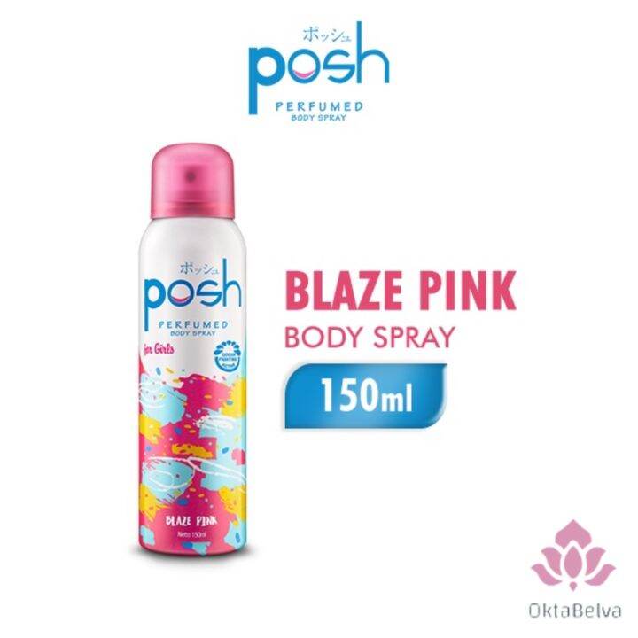 POSH Spray Cologne BLAZE Pink Botol | Odour Fighting Active | 150ML ...