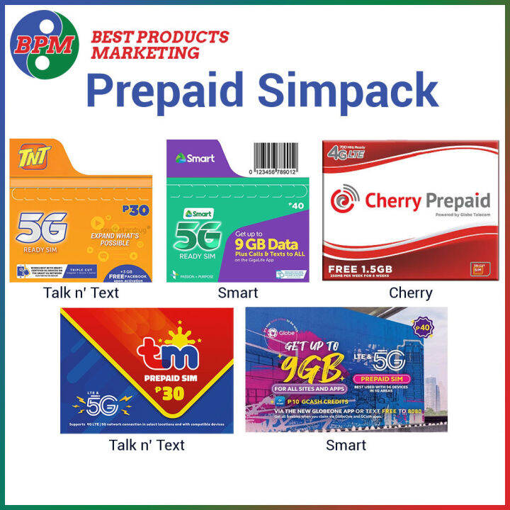 SIMPACK ASSORTED ( 1 EACH GLOBE, TM, CHERRY, SMART & TNT) | Lazada PH