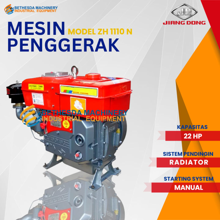 Mesin Jiangdong 22 pk Diesel Engine 22 hp ZH 1110 N Mesin Penggerak ...