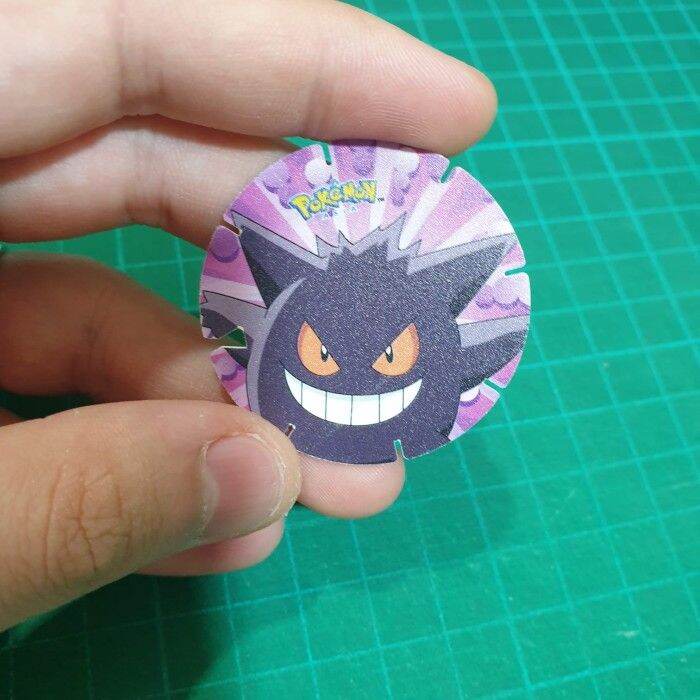 Pokemon Coin Tazos Chiki Balls - Gengar | Lazada Indonesia