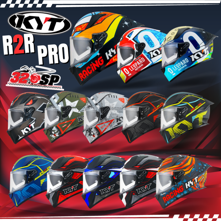 หมวกกันน็อค KYT R2R PRO | หมวกโมเดลใหม่ล่าสุดจาก KYT ส่งไว!!! | Lazada.co.th