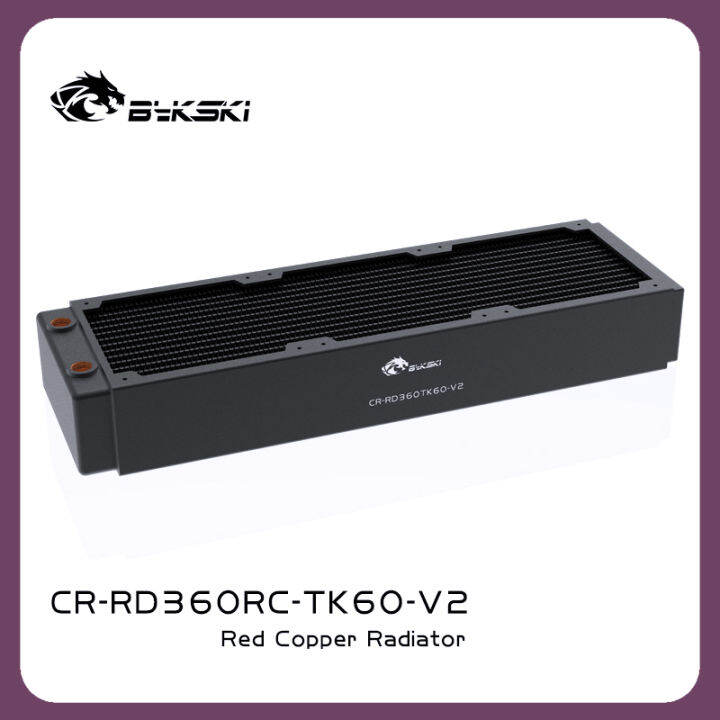 Bykski 360mm Copper Radiator 60mm Thick PC Water Coolant 3 Floors ...