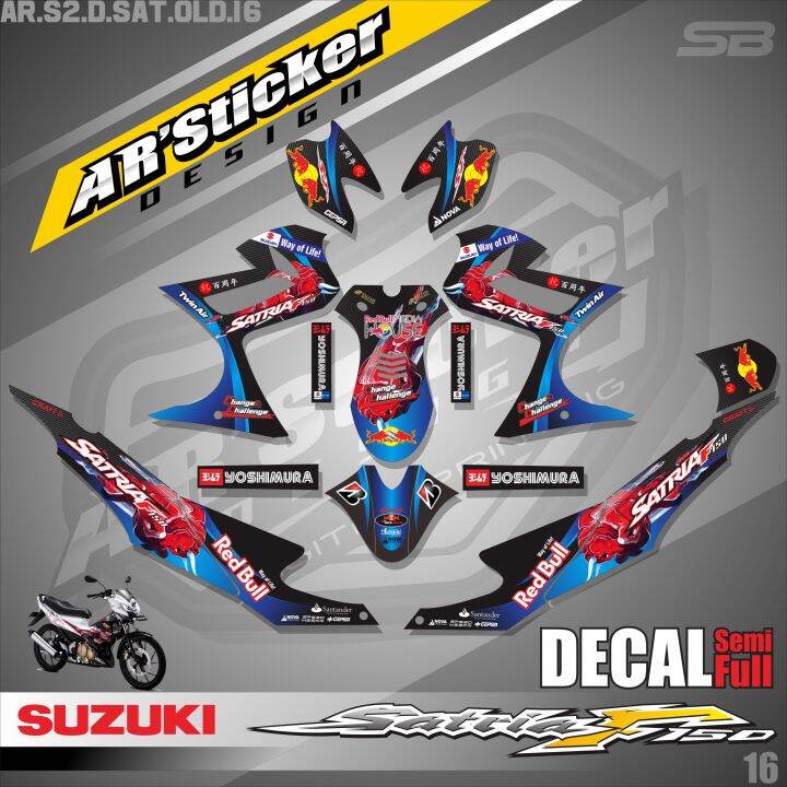 Sticker Decal Full Body SATRIA OLD / SATRIA BARONG - Sticker Decal ...