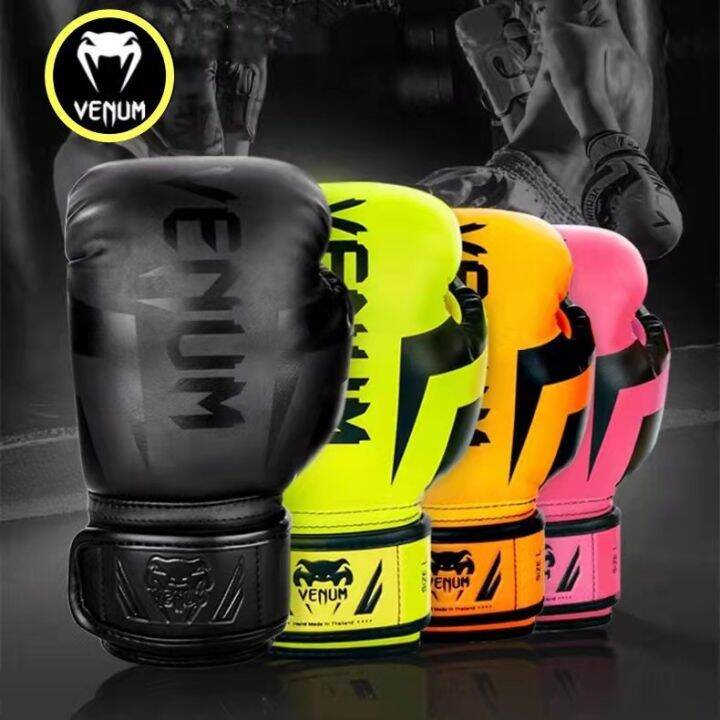 Ready Stock 8oz 14oz 12oz 10oz VENOM Challenger 2.0 Professional Boxing ...