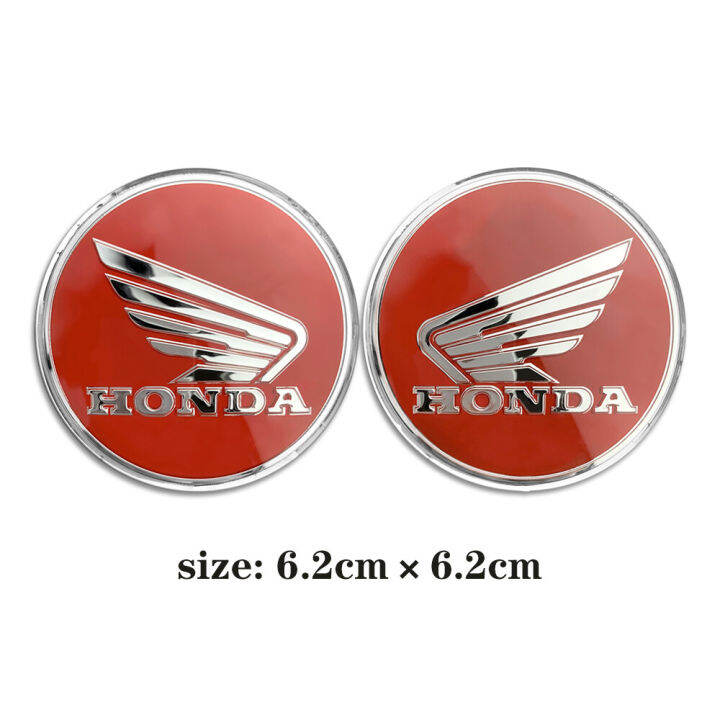 1 Pair 3D Acrylic Badge HONDA logo Motorcycle Tank Fairing Emblem Decal ...
