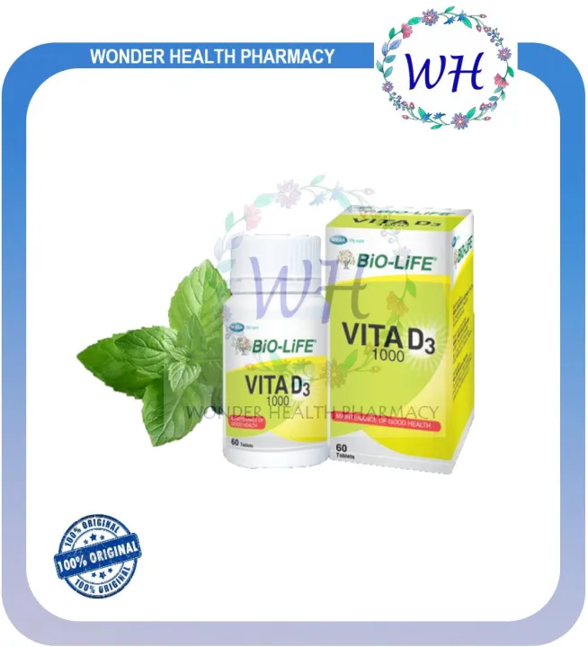 Bio-Life BioLife Bio Life Vita D3 1000 (60S) ORIGINAL | Lazada