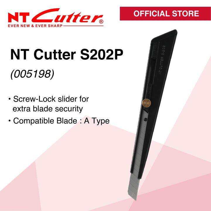 NT Cutter | Screw-lock blade | A Type Blade | Model # S202P | Lazada PH