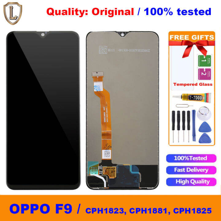 100% Tested Original LCD for Oppo F9 CPH1825 LCD Display Digitizer LCD ...