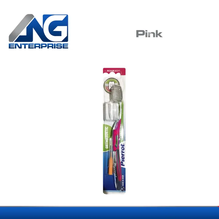 PIERROT Ortho Toothbrush with Interdental brush | Lazada PH