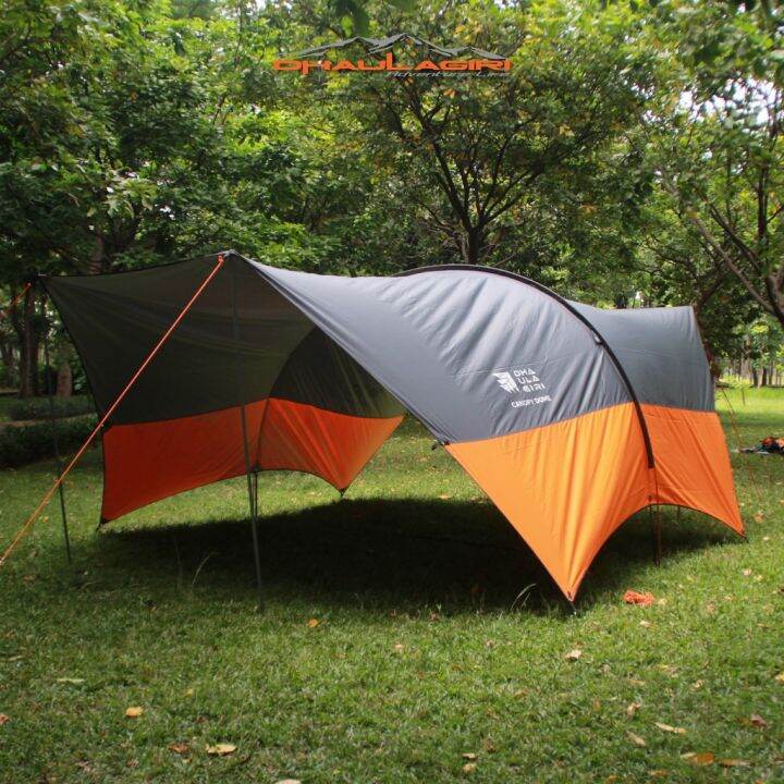 [ 1 SET ] FLYSHEET TENDA DOME CANOPY KANOPI TENDA INCLUDE TIANG ...