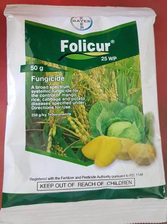 Folicur Fungicide 25WP 50 grams (SYSTEMIC FUNGICIDE) | Lazada PH