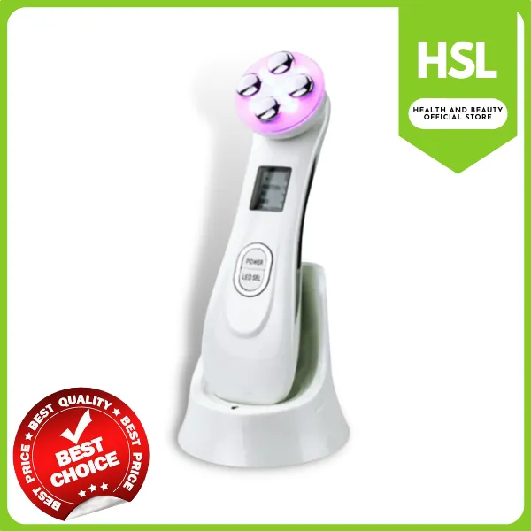 RELUMINS FACIAL LED LIGHT THERAPY TOOL - 6 FUNCTION LED/EMS/RF ...