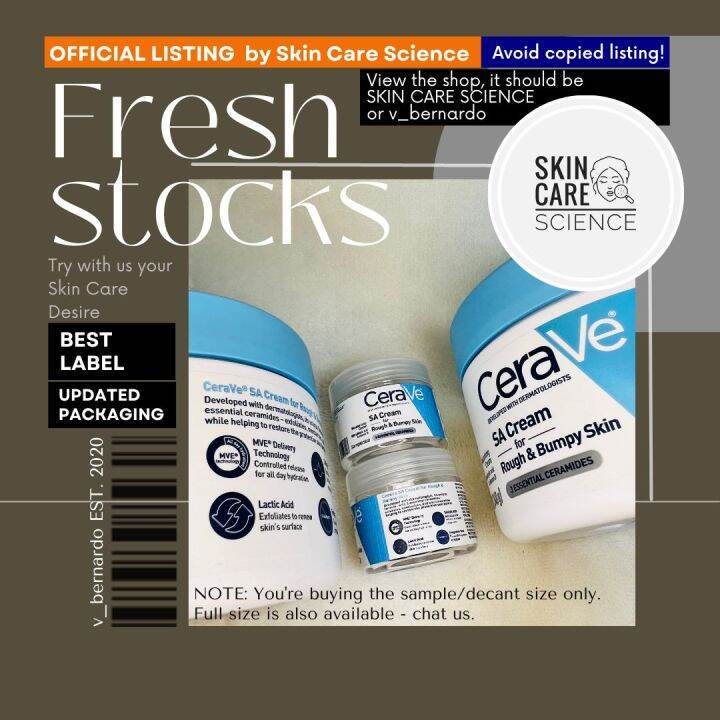 CeraVe SA Cream for Rough and Bumpy Skin | Lazada PH