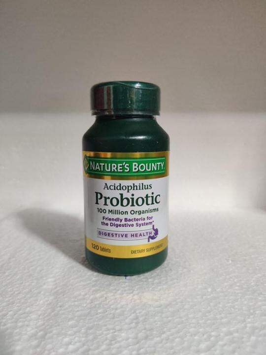 Nature's Bounty Adults Probiotics Lactic Acid Bacteria 120 Tablets ...