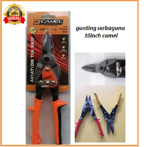 Gunting Baja Ringan Seng Gunting Hollow Serbaguna CAMEL 10 Inch ...