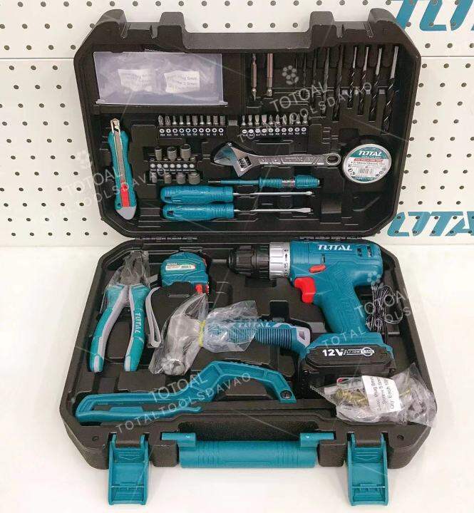 TOTAL 128 Pcs tools set THKTHP11282 | Lazada PH