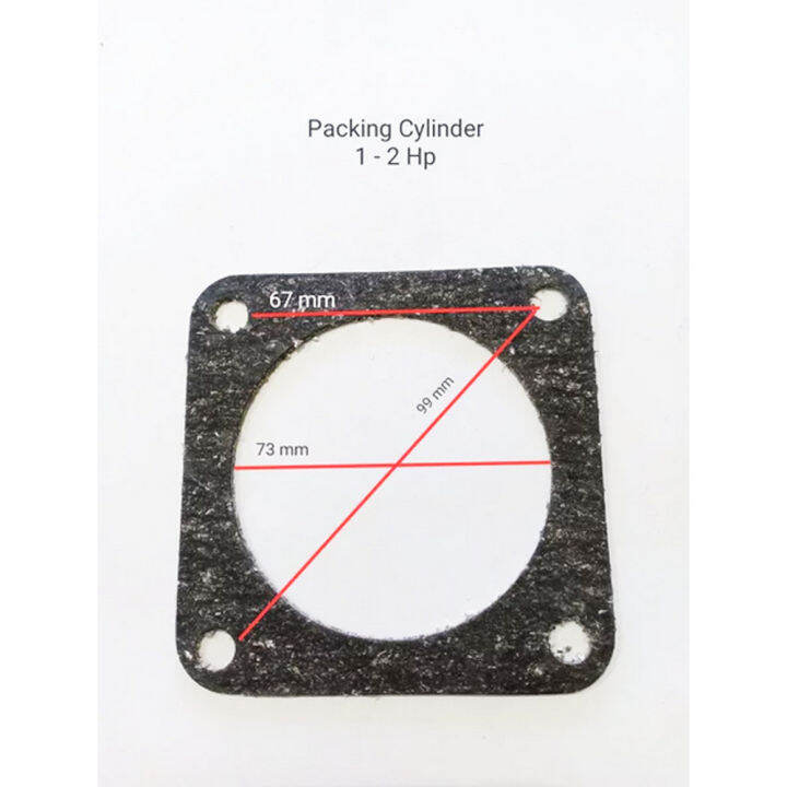 Packing Cylinder Kompresor 1 - 2 Hp Merk Shark dan Supershape | Lazada ...